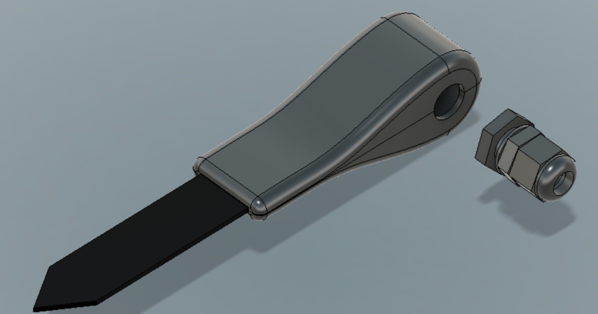 Case for a capacitive humidity sensor | Autodesk Community Gallery