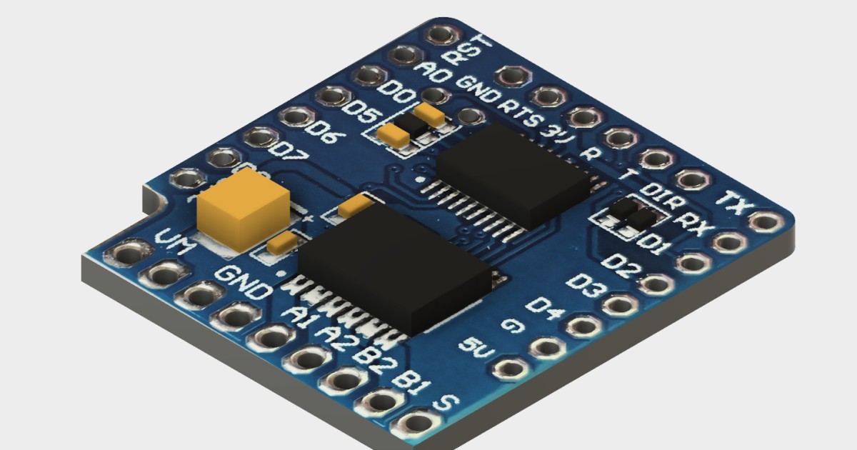 Wemos D1 Mini - Motor Shield | Autodesk Community Gallery