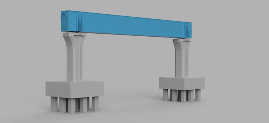 Steel Straddle Bent | Autodesk Community Gallery