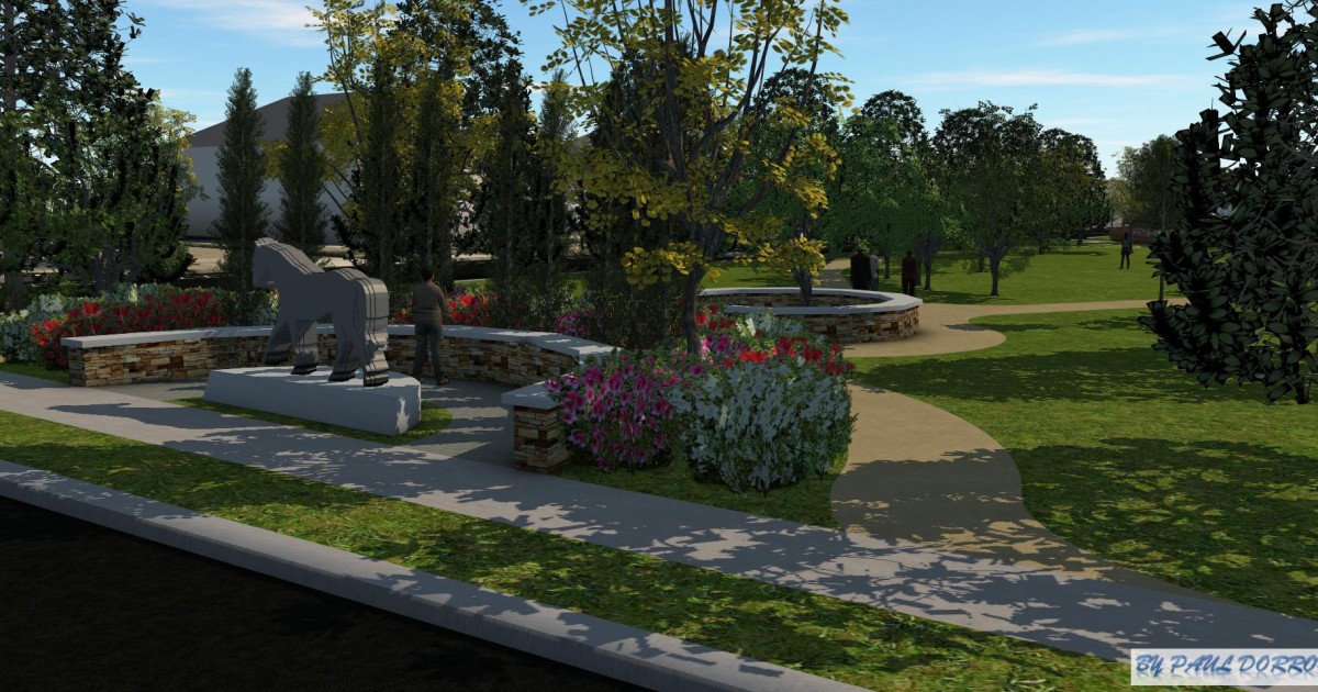 Bike lane and Walking Path Concept Layout | Autodesk Community Gallery