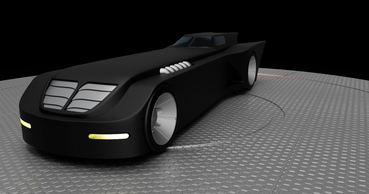 Batmobile Animated Series Fusion 360 | Autodesk Community Gallery