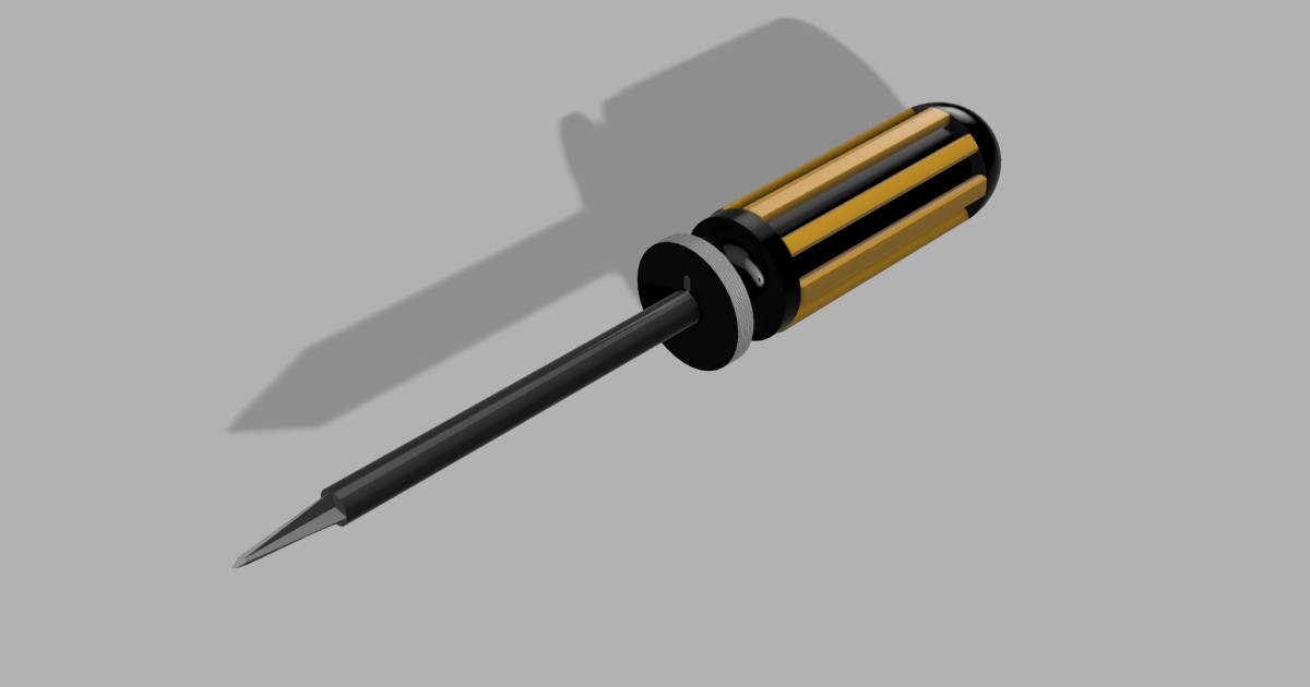 Pointed Screw Driver | Autodesk Community Gallery