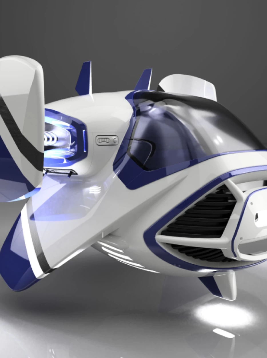 Personel Concepts Futuristic Space Shuttle Out Of Milk