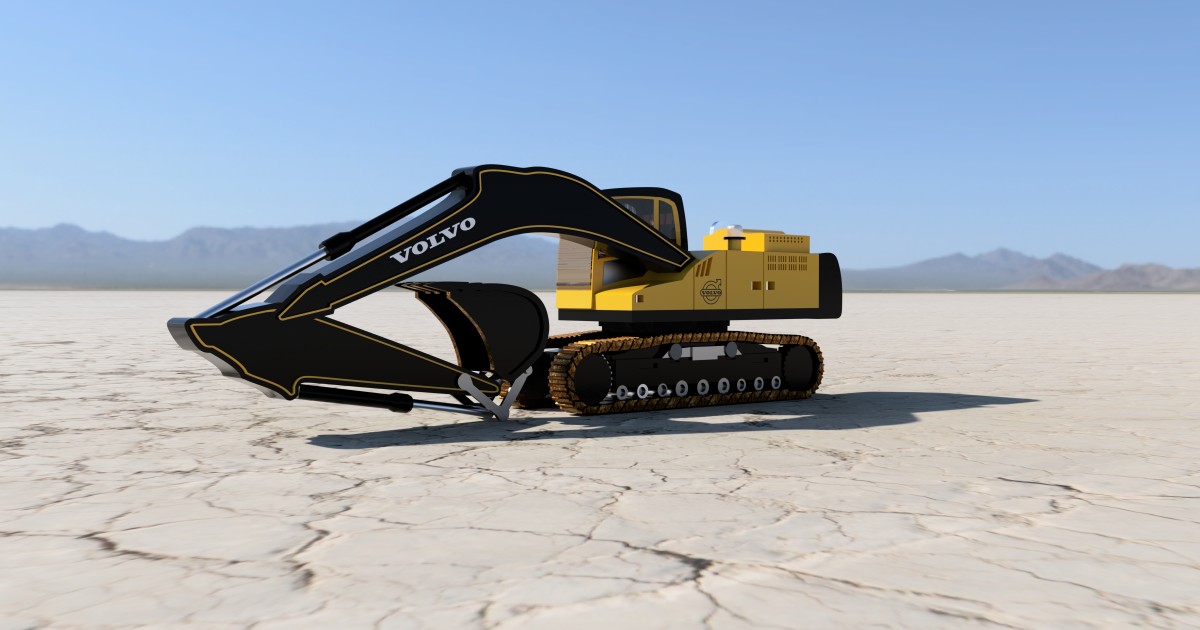 Volvo Excavator | Autodesk Community Gallery