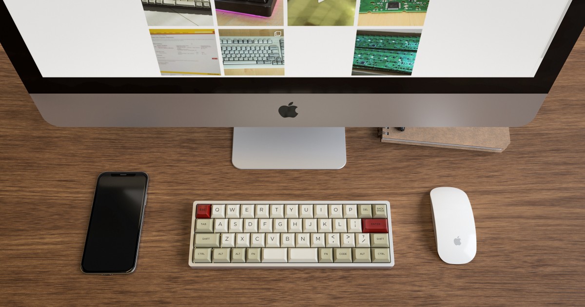 Compact Mechanical Keyboard Render | Autodesk Community Gallery