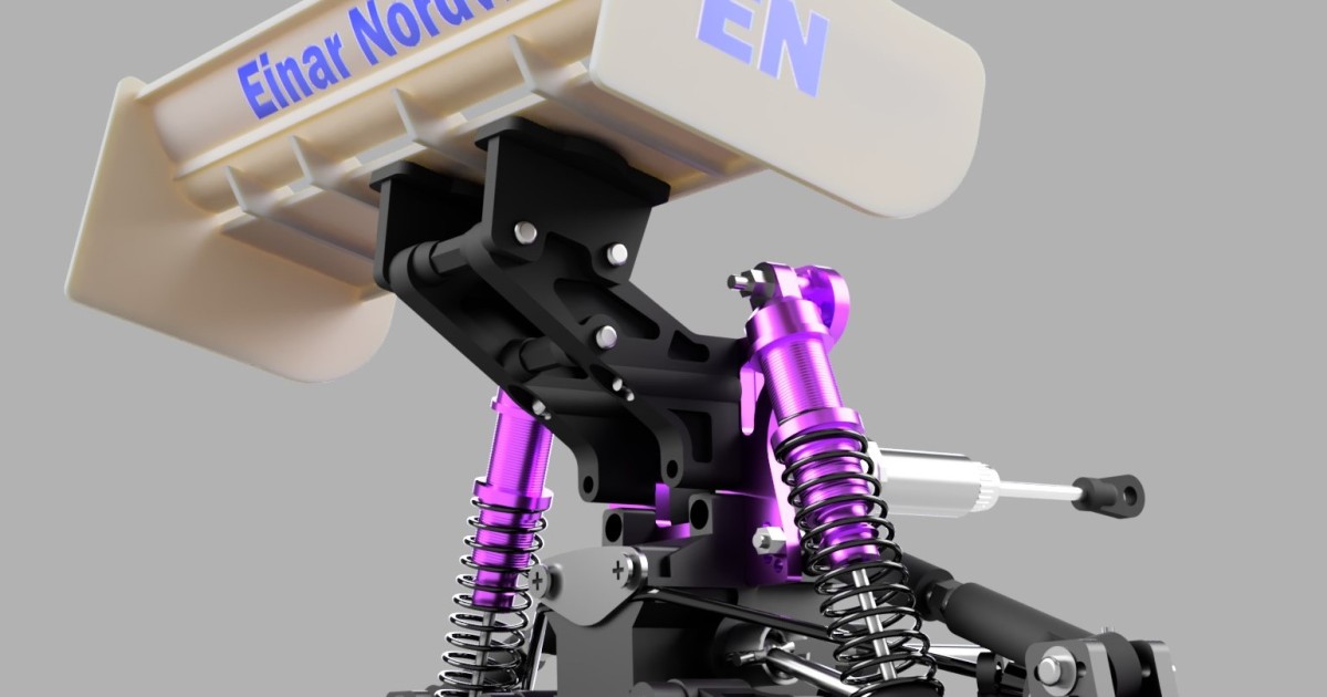 Nanda Swift RC car, Rear and Chassis | Autodesk Community Gallery