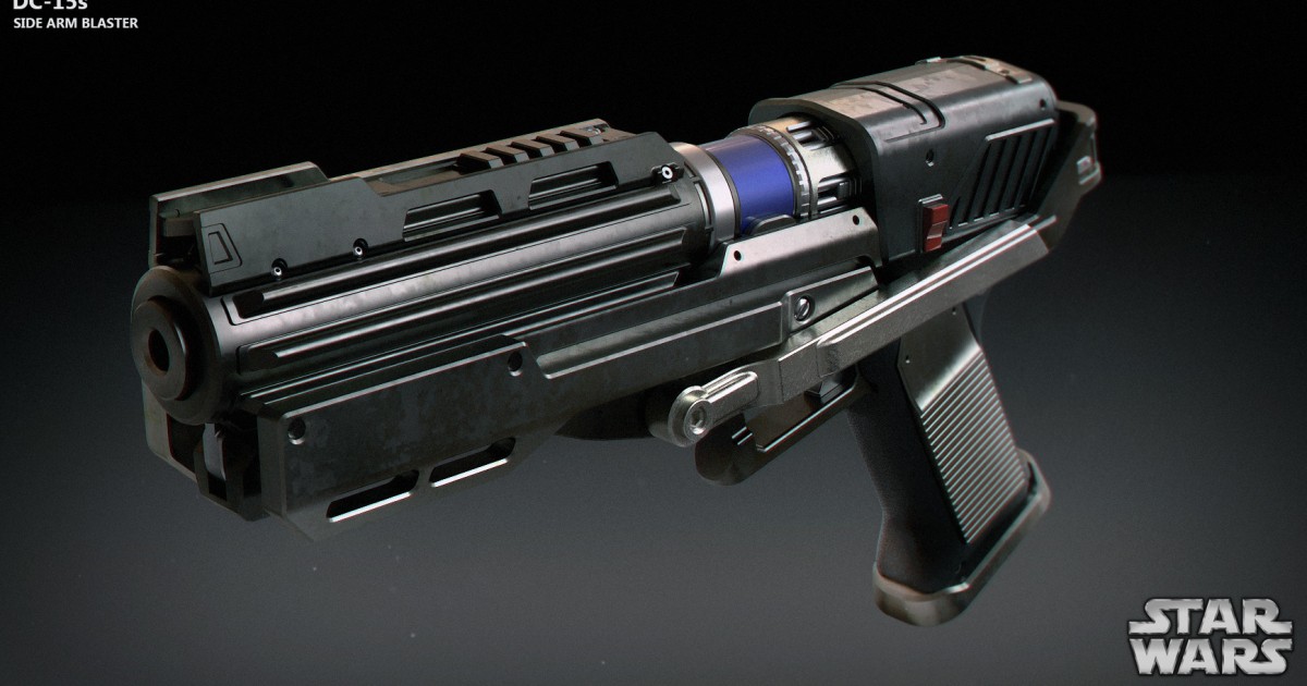 DC-15s side arm blaster | Autodesk Community Gallery