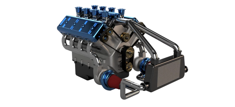 V8 Biturbo Engine | Autodesk Community Gallery