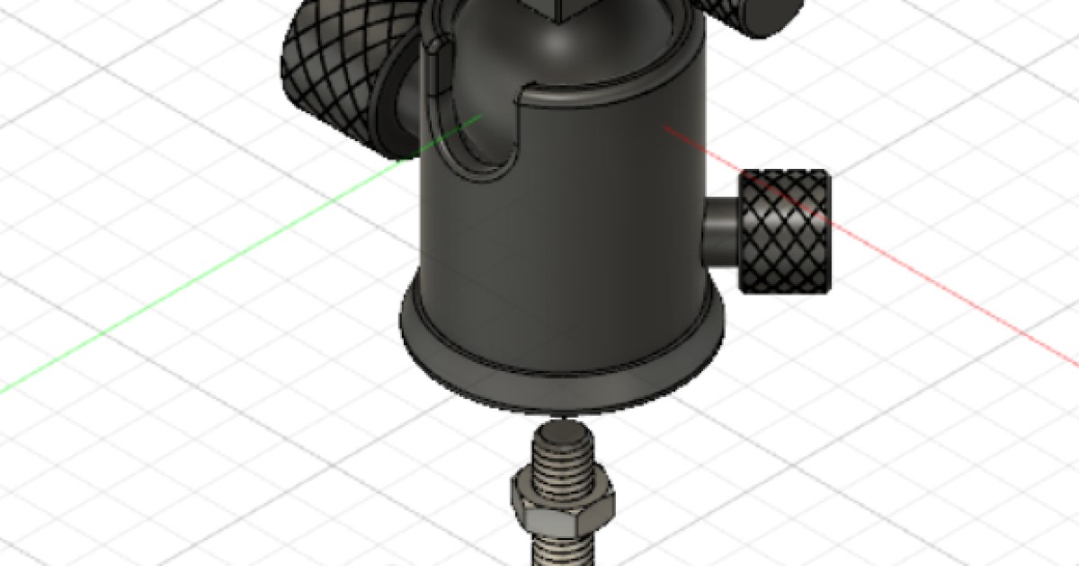 A-S-Fit tripod ball head example | Autodesk Community Gallery