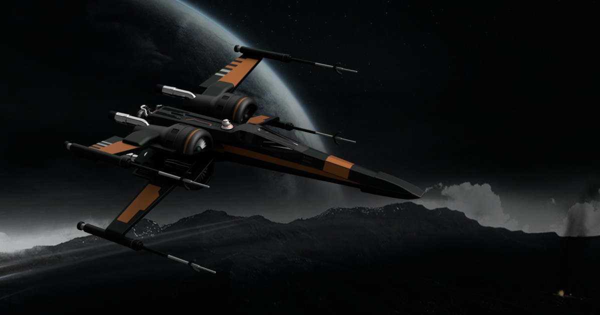 Star Wars - Poe's X-Wing | Autodesk Community Gallery