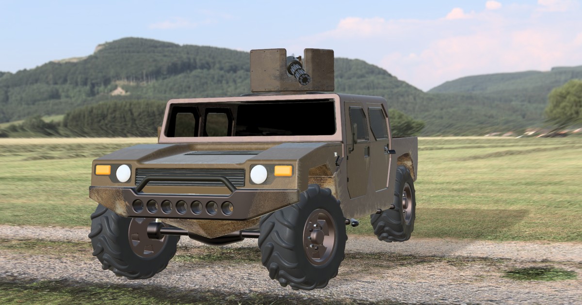 PUBG Jeep | Autodesk Community Gallery