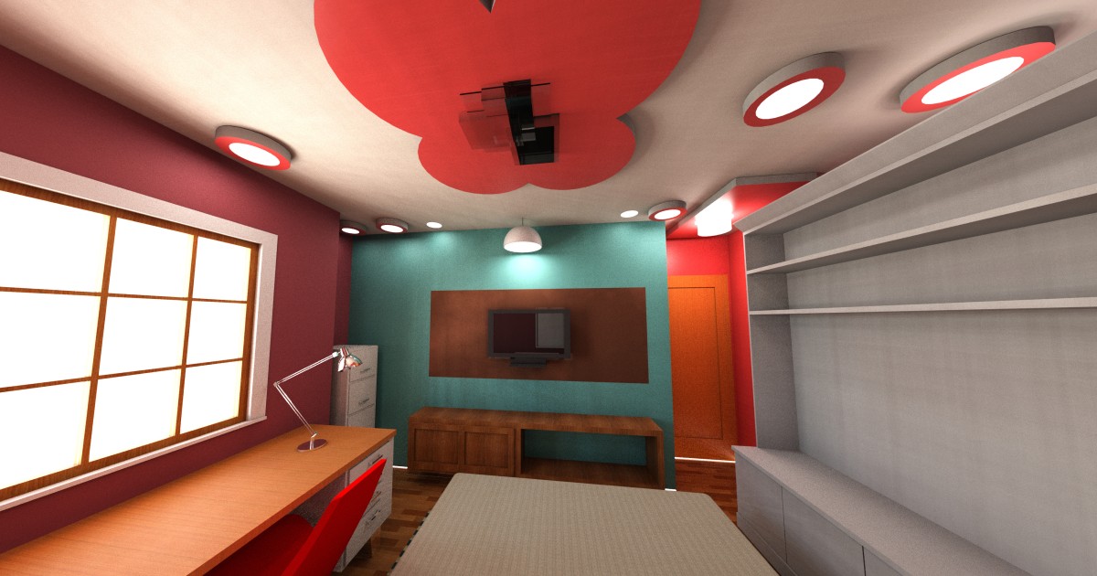 Bedroom for student | Autodesk Community Gallery