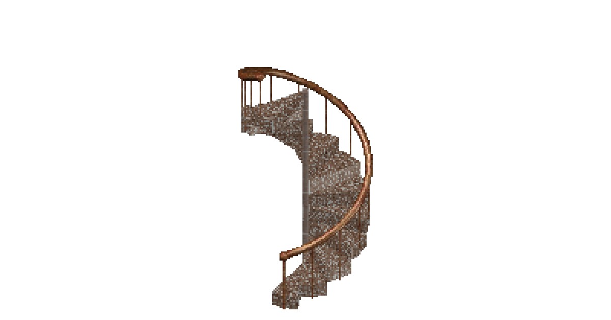 Spiral Staircase 3D Model | Autodesk Community Gallery