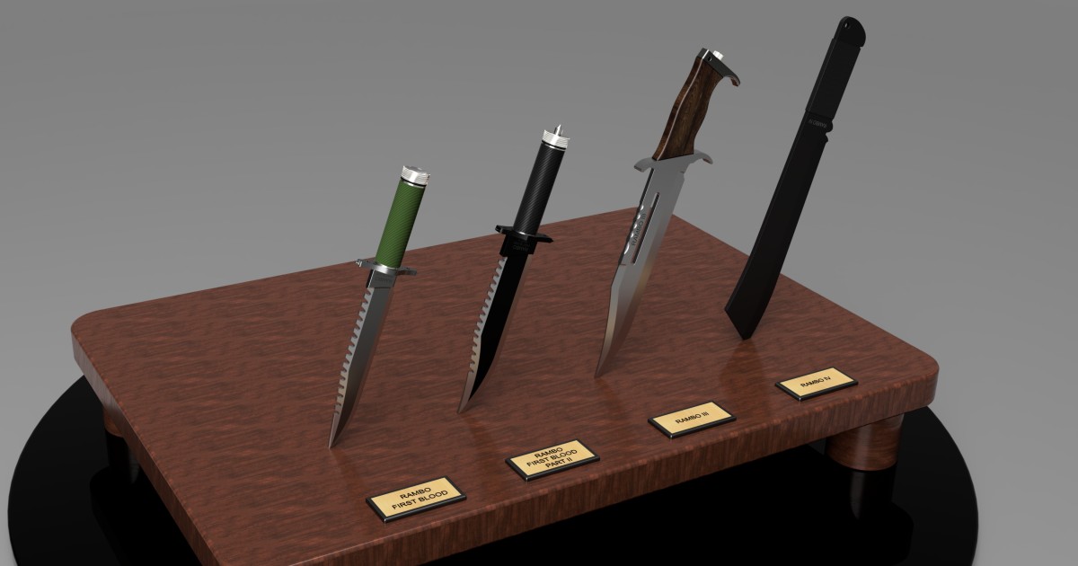 RAMBO KNIVES Fusion 360 | Autodesk Community Gallery