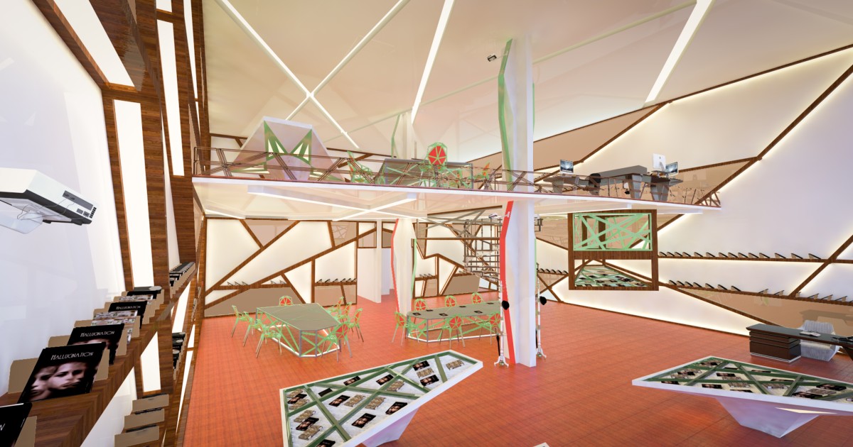 library interior design | Autodesk Community Gallery