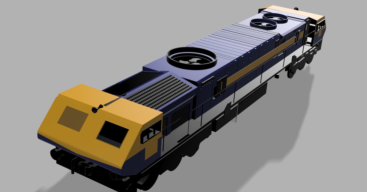 WDG-4D locomotive | Autodesk Community Gallery