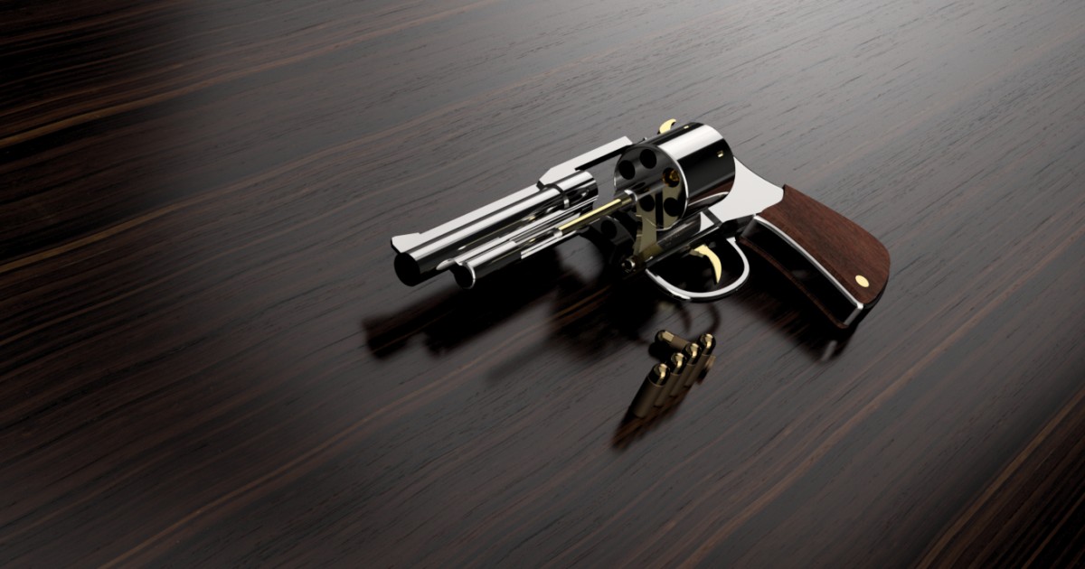 Colt revolver | Autodesk Community Gallery