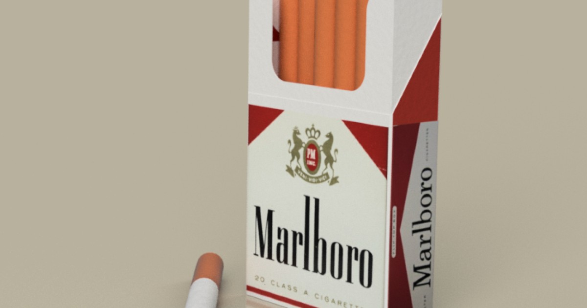 Cigarette pack | Autodesk Community Gallery
