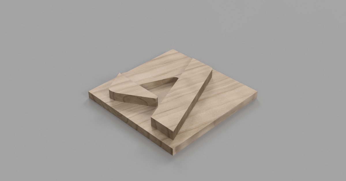 Integrated CAD/CAM make a 3D sign | Autodesk Community Gallery