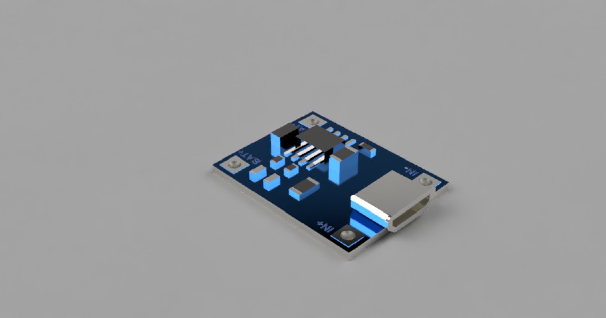TP4056 Charging Module | Autodesk Community Gallery