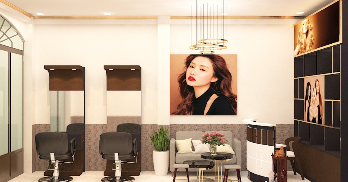 Hair salon interior design | Autodesk Community Gallery