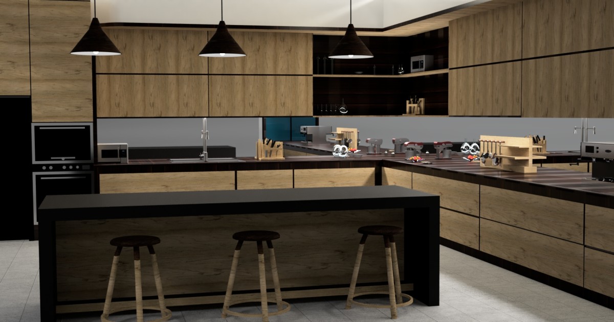 Modern Kitchen | Autodesk Community Gallery