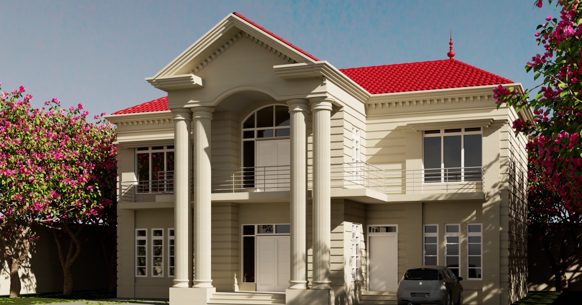 Classic House In Revit | Autodesk Community Gallery