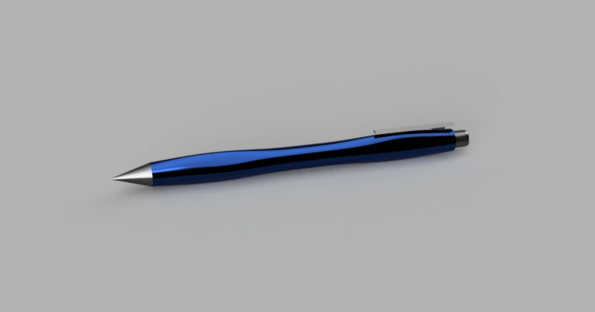 Ball point click pen | Autodesk Community Gallery