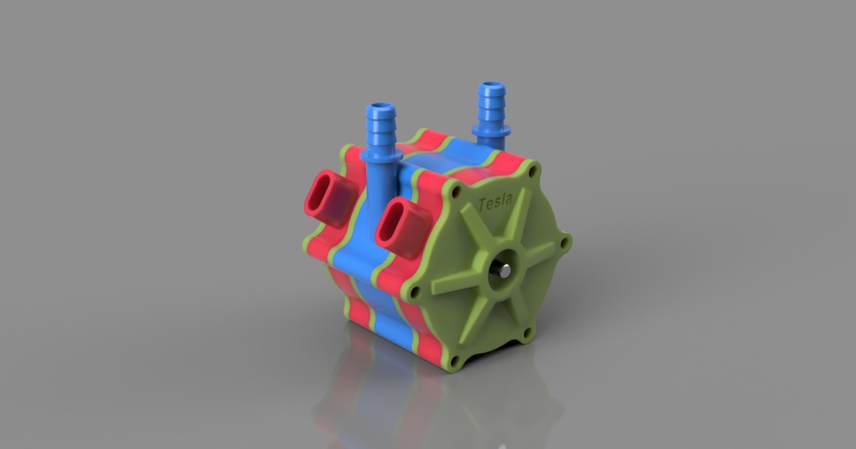 Tesla Turbine Model 3D Printer | Autodesk Community Gallery
