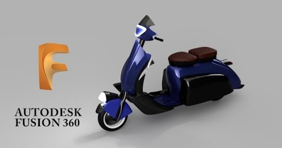 Modern Scooter/Moped Speed Run in Autodesk Fusion 360 | Autodesk ...