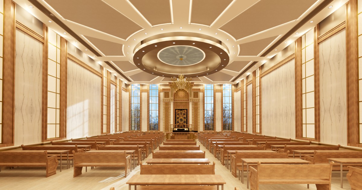 New large synagogue interior design. | Autodesk Community Gallery