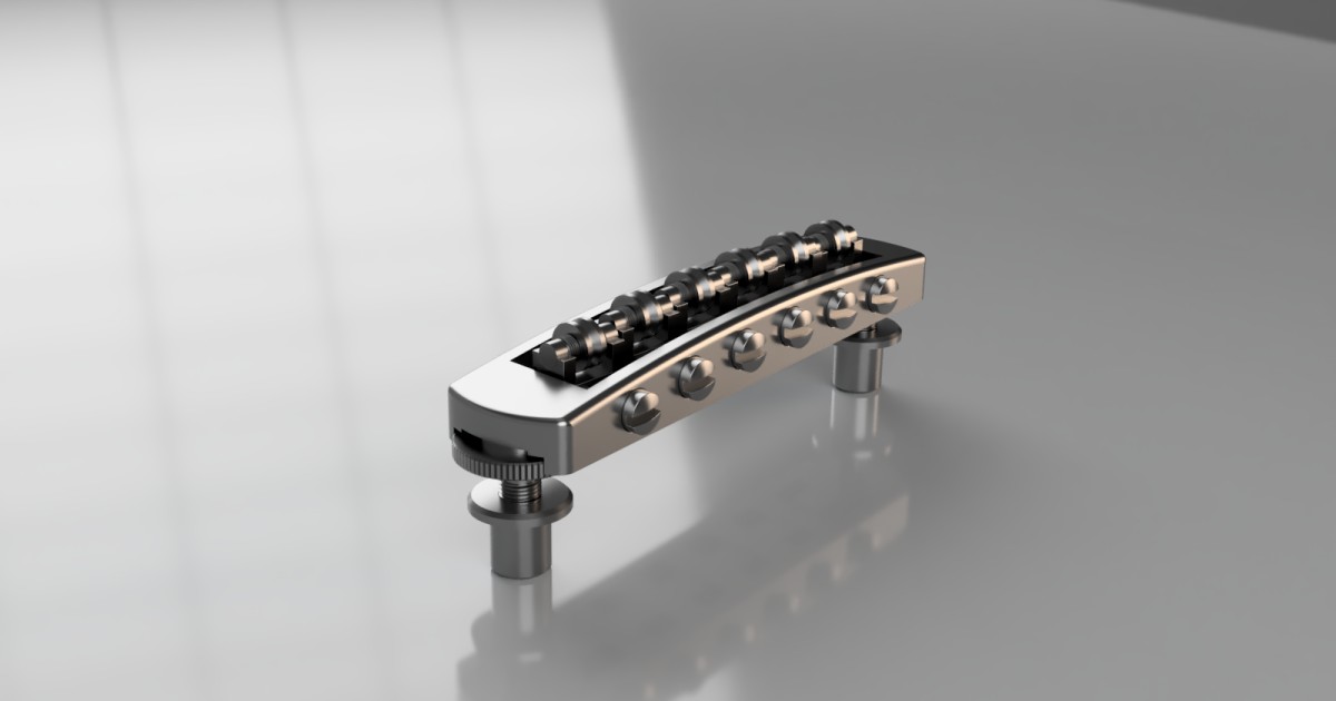 Schaller STM Guitar Bridge | Autodesk Community Gallery