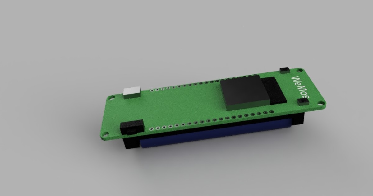 WeMos ESP32 Wifi&Bluetooth&Battery Board | Autodesk Community Gallery