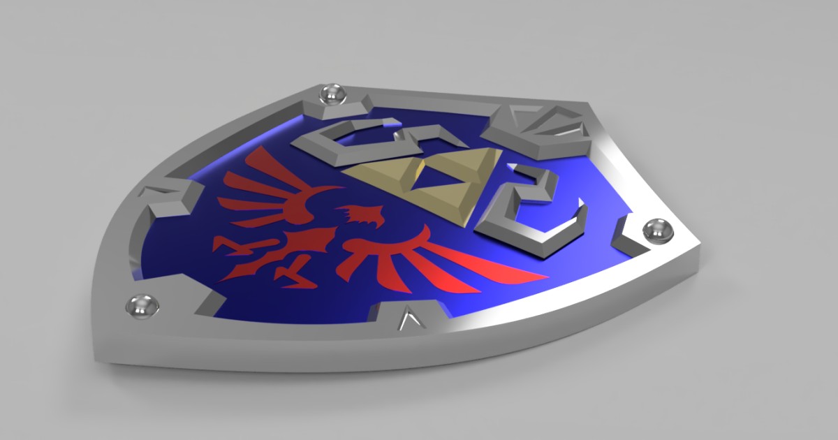 Hylian Shield - The Legend Of Zelda Game Series | Autodesk Community ...