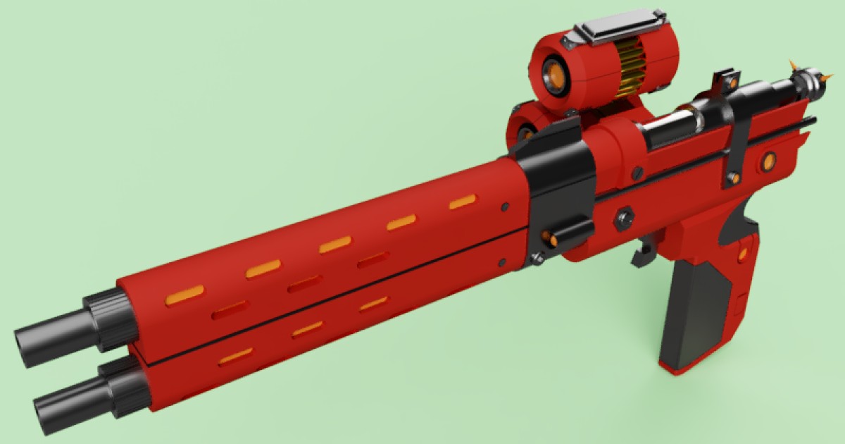 Borderlands Gun | Autodesk Community Gallery
