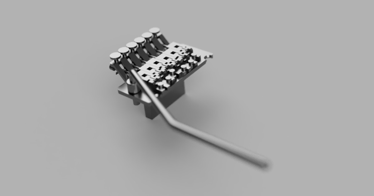 Schaller Floyd-Rose-Type Tremolo | Autodesk Community Gallery