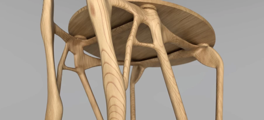 Dining chair - Generative Design, made with Fusion 360 | Autodesk ...