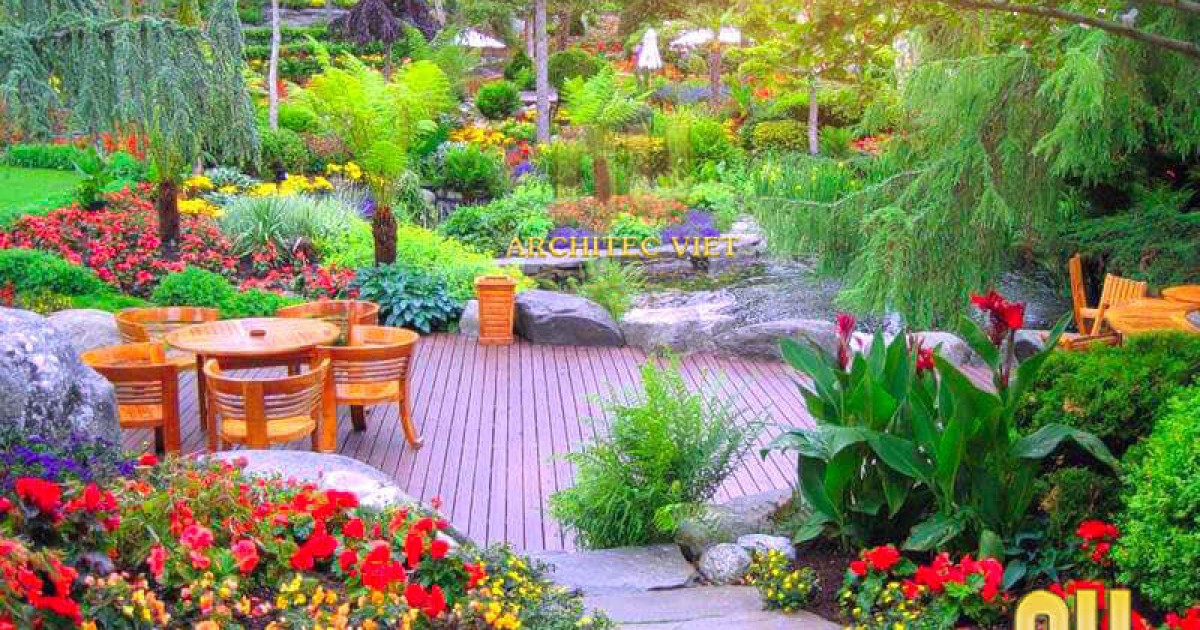 Landscape design of garden to enhance the value of living space ...