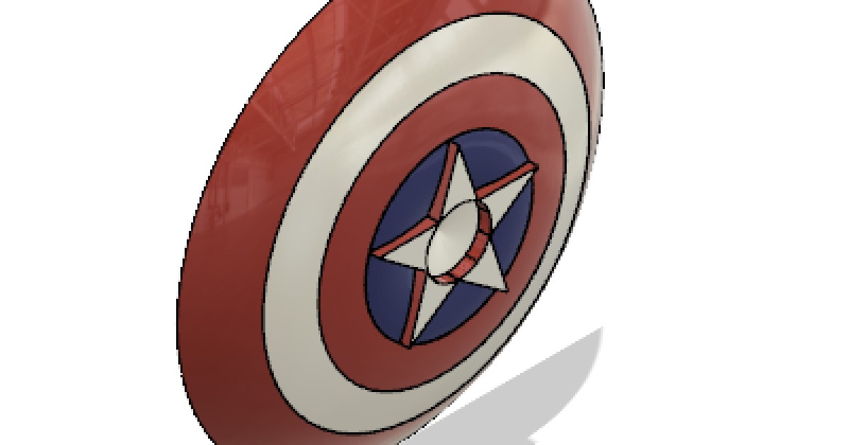 PROJECT CAPTAIN AMERICA SHIELD | Autodesk Community Gallery