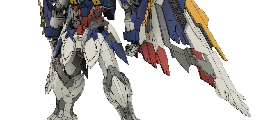 [HIRM] Wing gundam EW MEGA Size Project | Autodesk Community Gallery