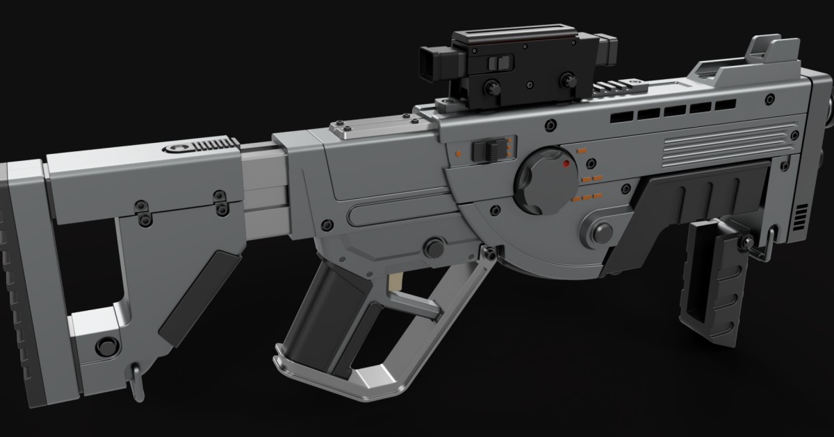 Concept Pulse Rifle | Autodesk Community Gallery