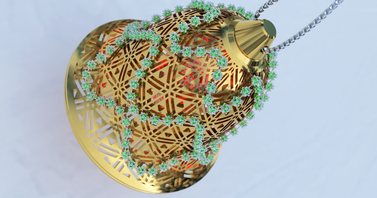 Christmas Ornaments - Design with sheet metal function by Fusion 360 ...