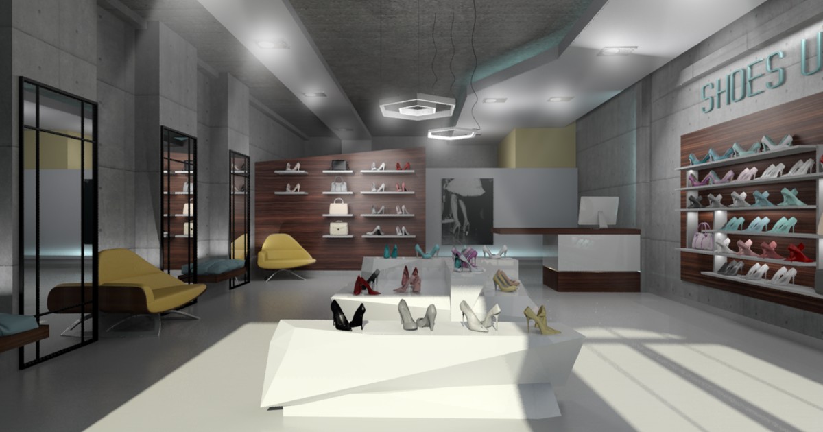 Shoe store | Autodesk Community Gallery