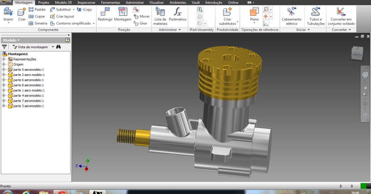 Aero engine model | Autodesk Community Gallery