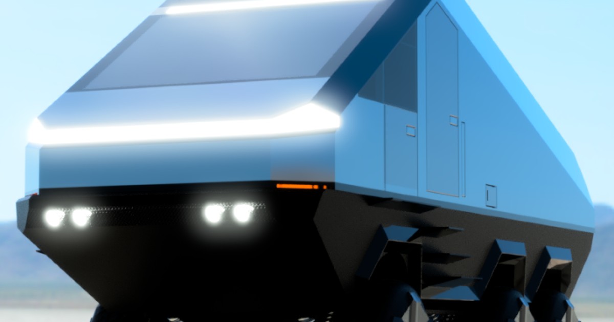 Semi Cybertruck by TESLA (Concept) | Autodesk Community Gallery