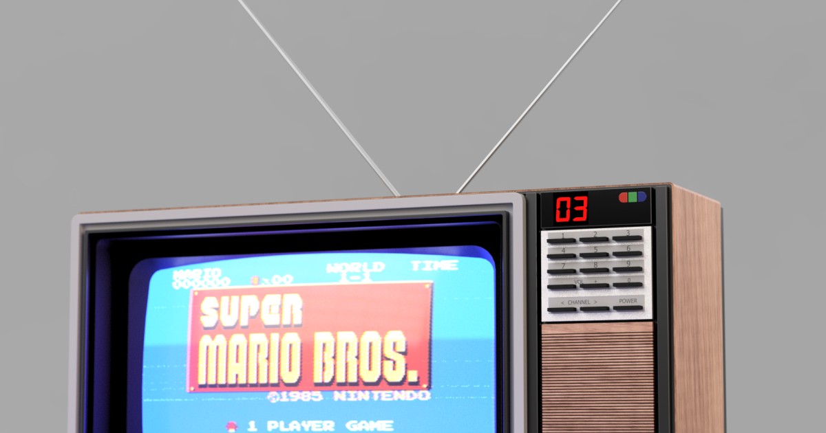 Retro television set | Autodesk Community Gallery