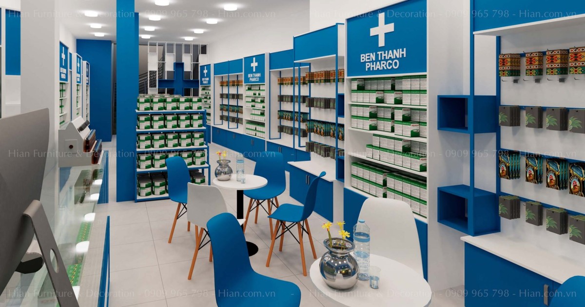 Thiết Kế Nhà Thuốc Tây Đẹp Số 22 Chuẩn GPP – Ben Thanh Pharco | Autodesk Community Gallery