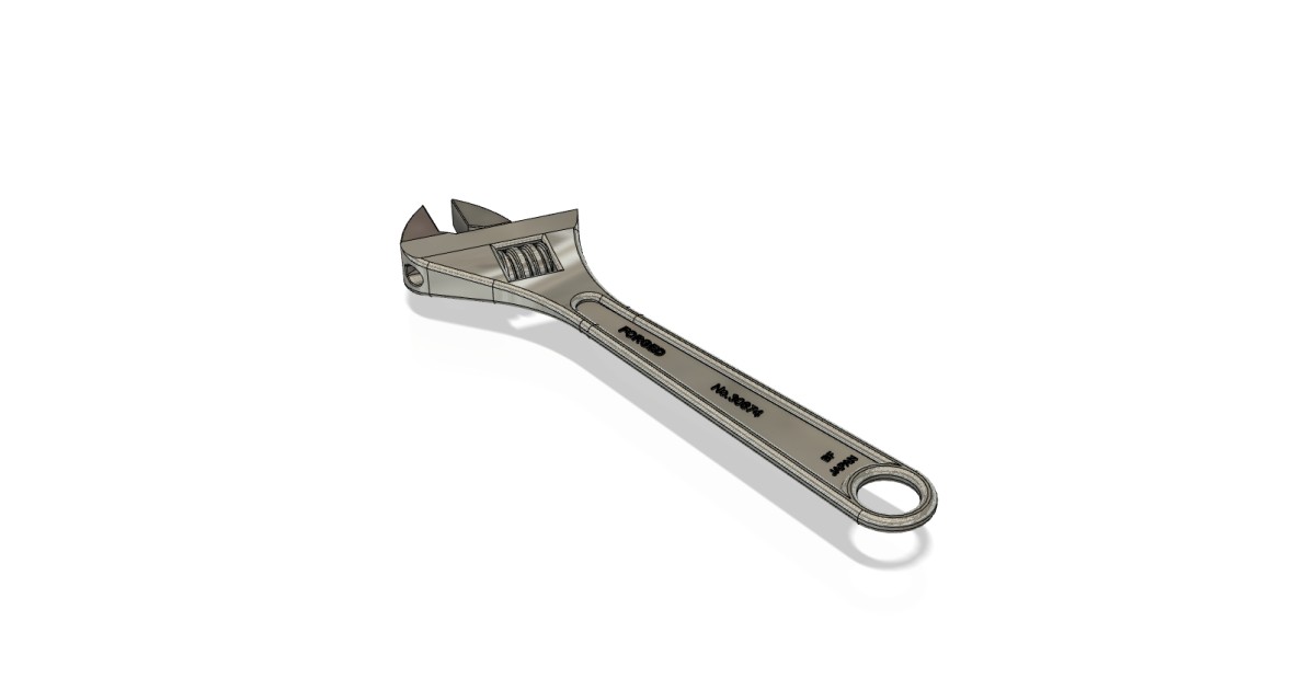 6 Inch Adjustable Wrench | Autodesk Community Gallery