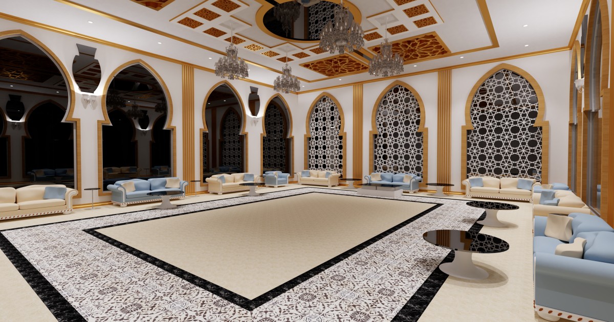 Modern Islamic Arabic Majlis "Guest Room" | Autodesk Community Gallery
