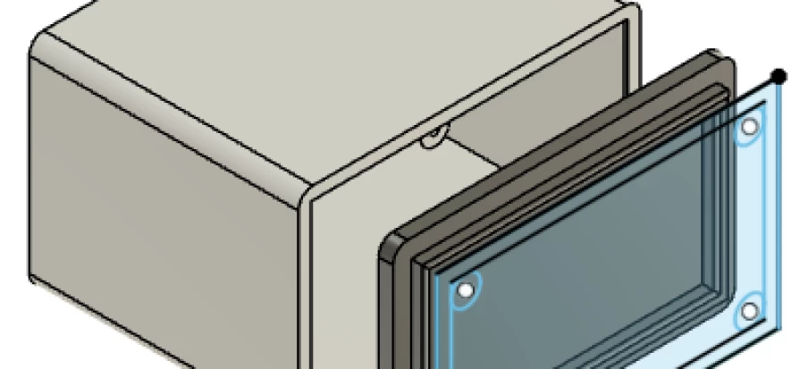 Constrained Resizable Project Enclosure (Box + Lid) With Screw Support ...